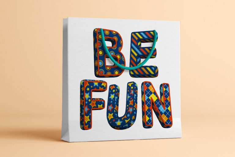 Color Textile Font - Creative OpenType Typeface | Handmadefont.com