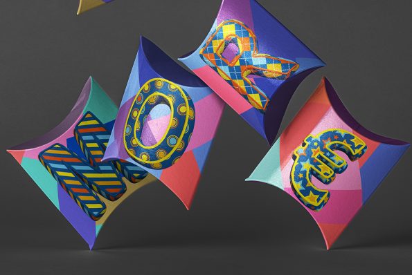 Color Textile Font - Creative OpenType Typeface | Handmadefont.com