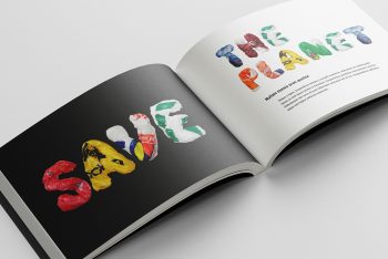 Plastic Bags Font - Recycling OpenType Alphabet | Handmadefont.com