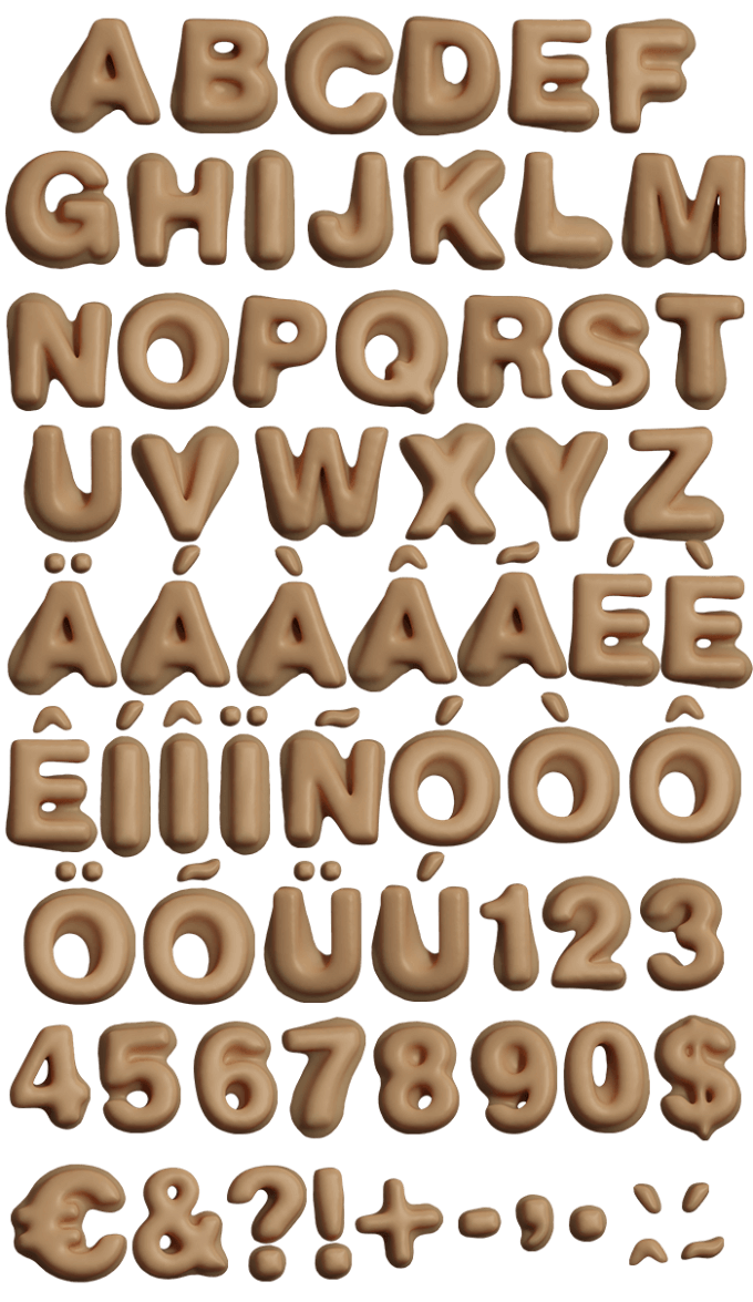 Wax Font - Melted OpenType Alphabet | Handmadefont.com