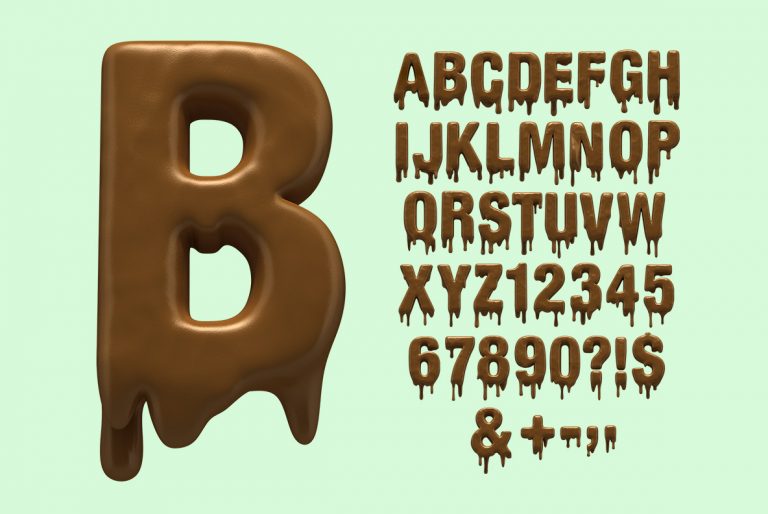 Chocolate Font - Sweet OpenType typeface | Handmadefont.com