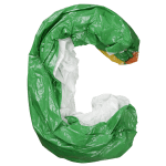 Plastic Bags Font - Recycling OpenType Alphabet | Handmadefont.com