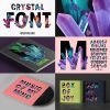 Crystal Font - Shining OpenType Typeface | Handmadefont.com