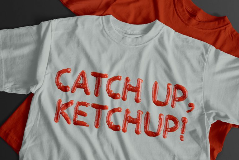 Ketchup Font Fast Food Opentype Typeface