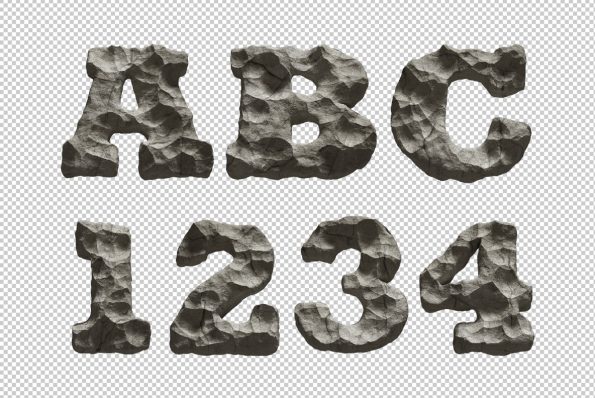 Rock Font - Stone OpenType Typeface | Handmadefont