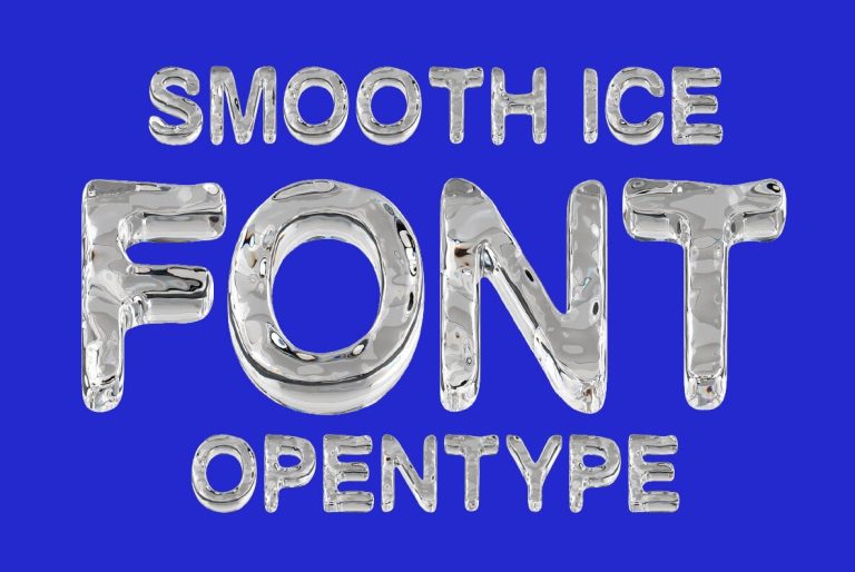 Ice Font - Frozen Alphabet | Handmadefont.com