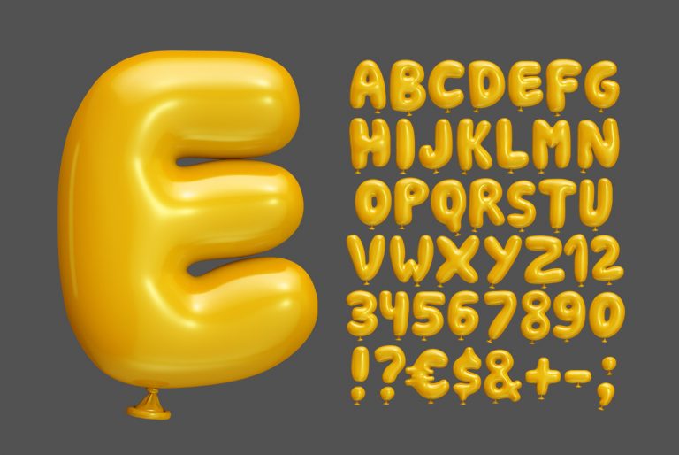 Yellow Balloon Font - OpenType Typeface | Handmadefont.com