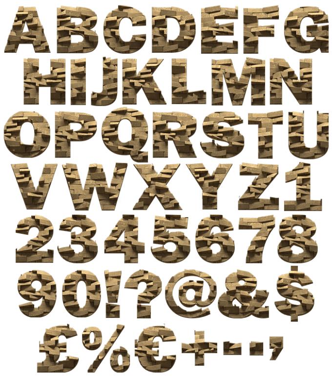 Abstract Blocks Font - Handmadefont
