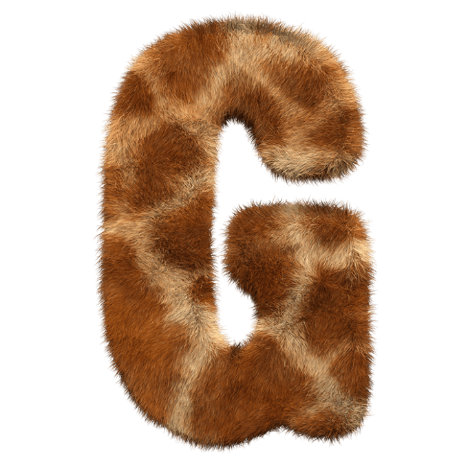 Giraffe Font - Wild OpenType Alphabet | Handmadefont.com
