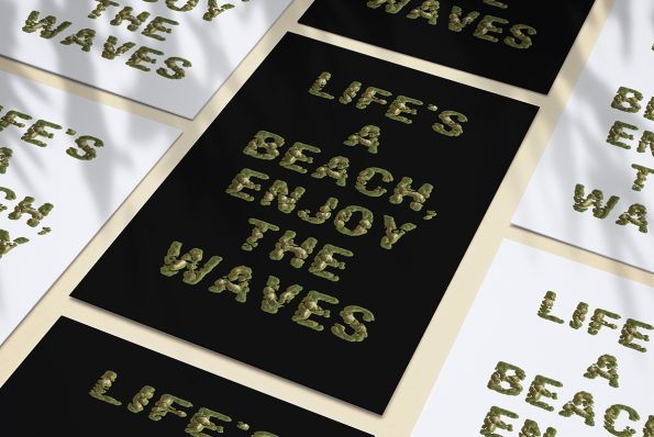 Sea Island Font - OpenType Alphabet | Handmadefont.com
