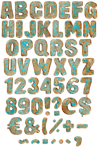 Brass Font - Handmadefont