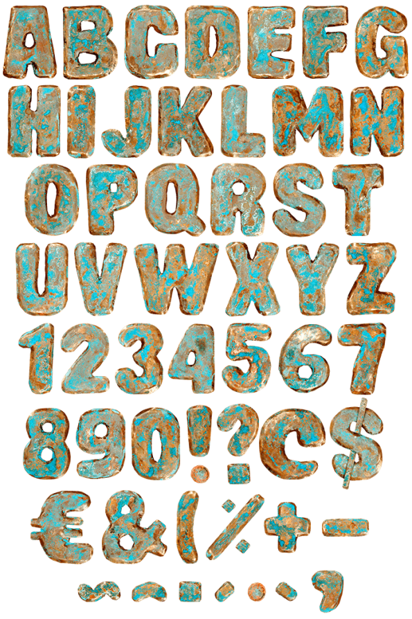 Brass Font - Handmadefont