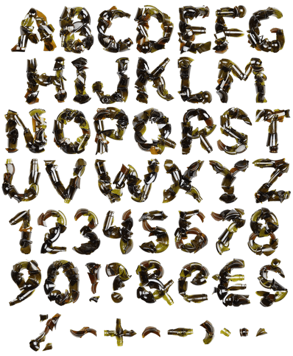 Broken Bottle Font - OpenType Typeface | Handmadefont.com