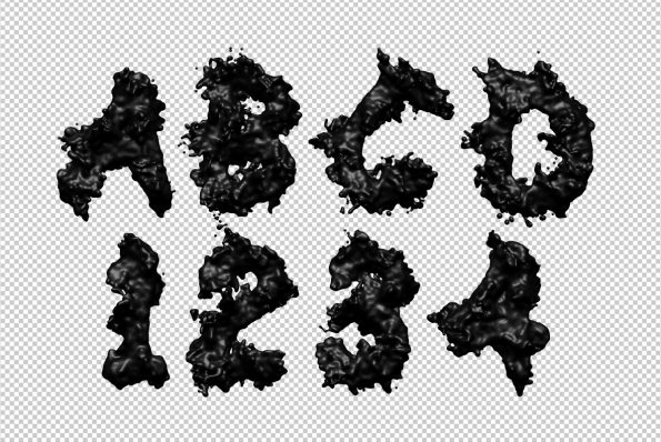 Dark Font - Black Splash Typeface | Handmadefont.com