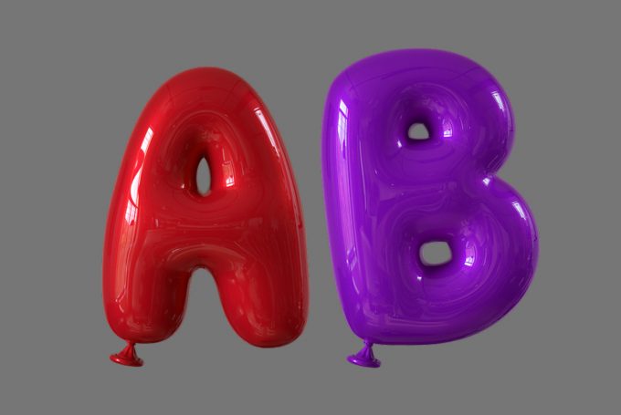 Balloons Font - Party OpenType Alphabet | Handmadefont.com