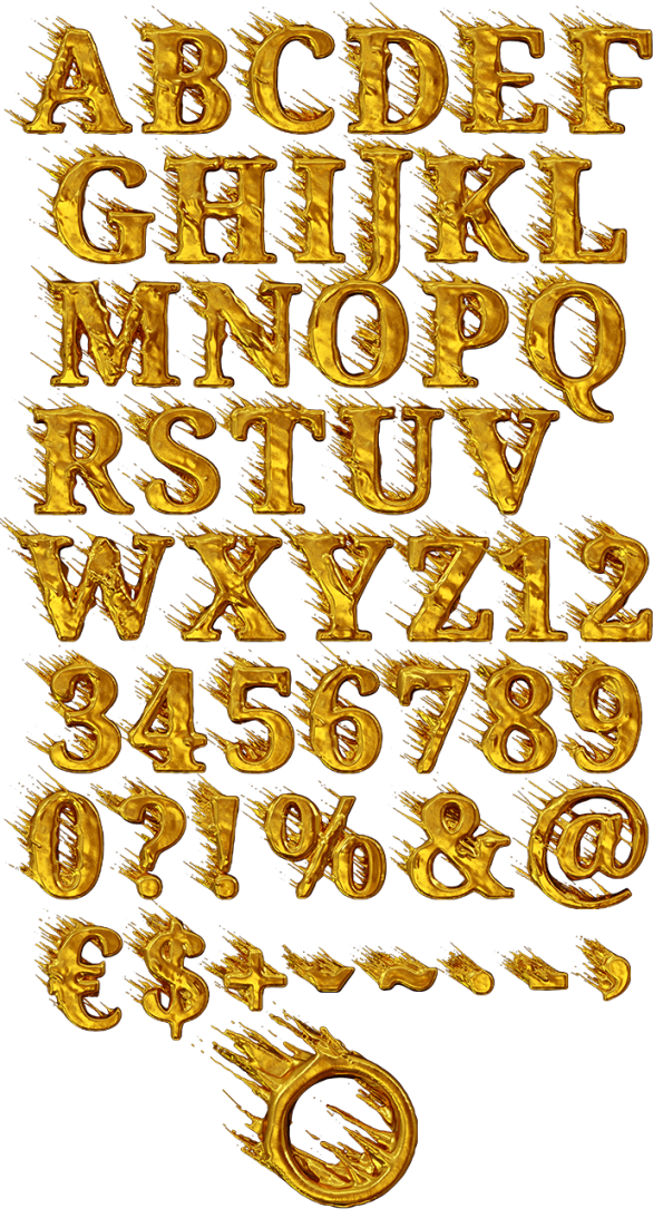 Golden Wind Font - Handmadefont