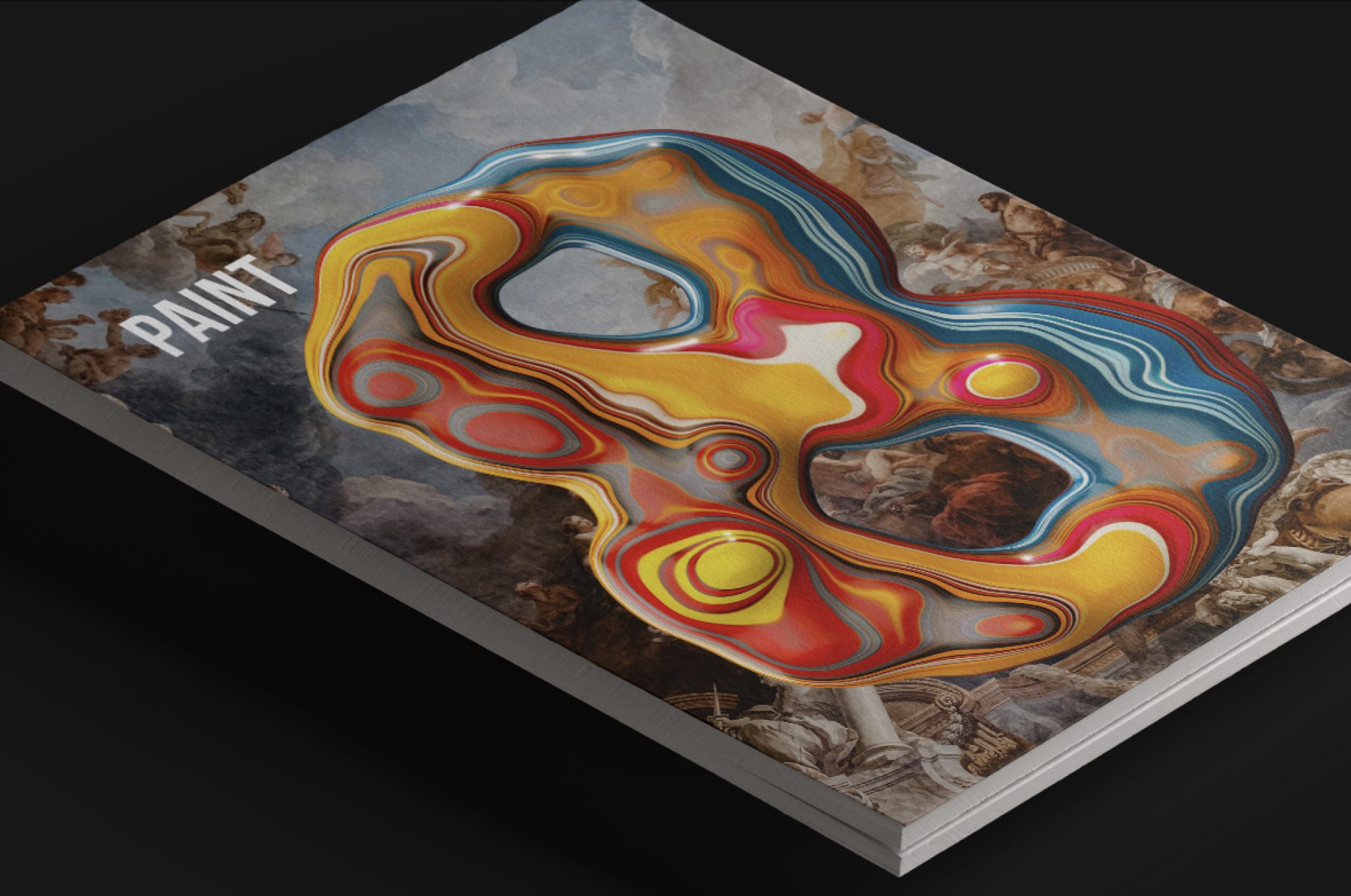 Paint melt Font - Creative alphabet | Handmadefont.com