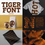 Tiger Font - Wild OpenType Typeface | Handmadefont.com