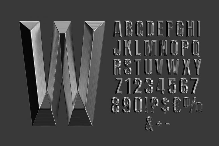 Metal Font - OpenType Typeface | Handmadefont.com