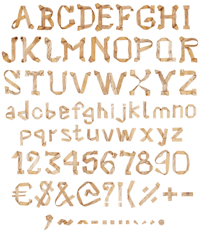 Birch Font - Wooden OpenType Typeface | Handmadefont.com