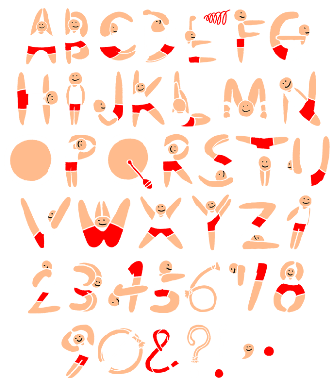 Buy Gymnastics Font To Always Be In Good Design Shape