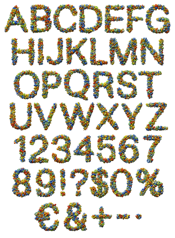 Buy Colorful And Playful Shapes Font To Create Vivid Project