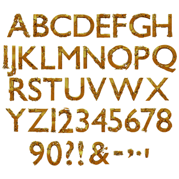 Buy Golden Demolition Font To Go Into New Design Action