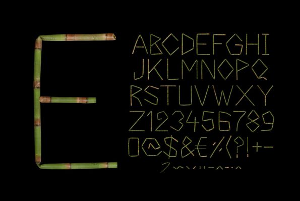 Bamboo Font - Eco OpenType Typeface | Handmadefont.com