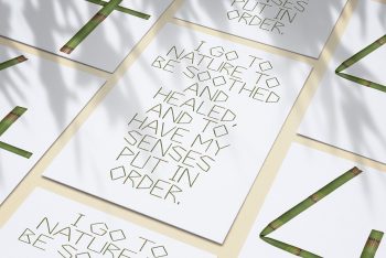 Bamboo Font - Eco OpenType Typeface | Handmadefont.com