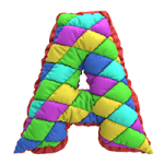 Buy Patch Cloth Font And Enjoy Patchwork Themed Design