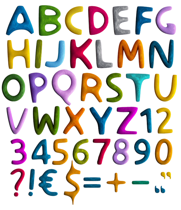 Buy Cheerful Children's Clay Font To Have A Lot Of Fun