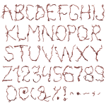 Buy Worms Font, Scary Typeface Made From Real Worms