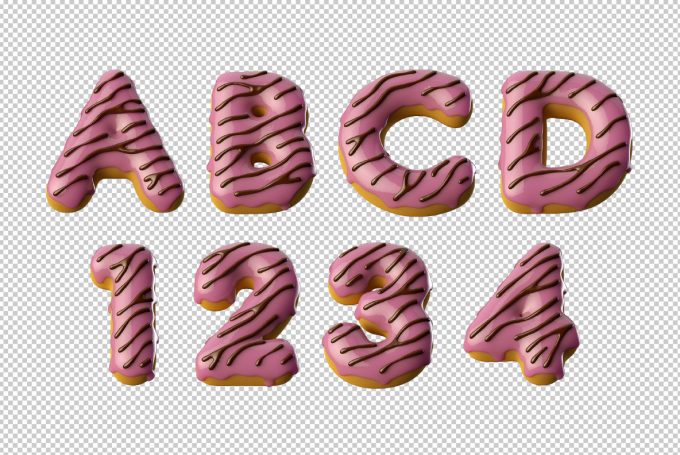 Donuts Font - OpenType typeface | Handmadefont.com