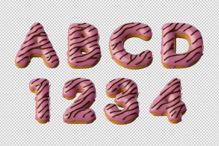 Donuts Font - OpenType typeface | Handmadefont.com