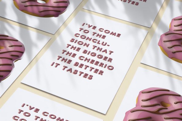 Donuts Font - OpenType typeface | Handmadefont.com