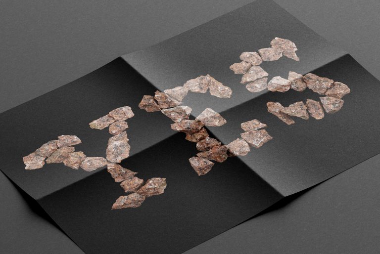 Granite Font - Stone OpenType Alphabet | Handmadefont.com