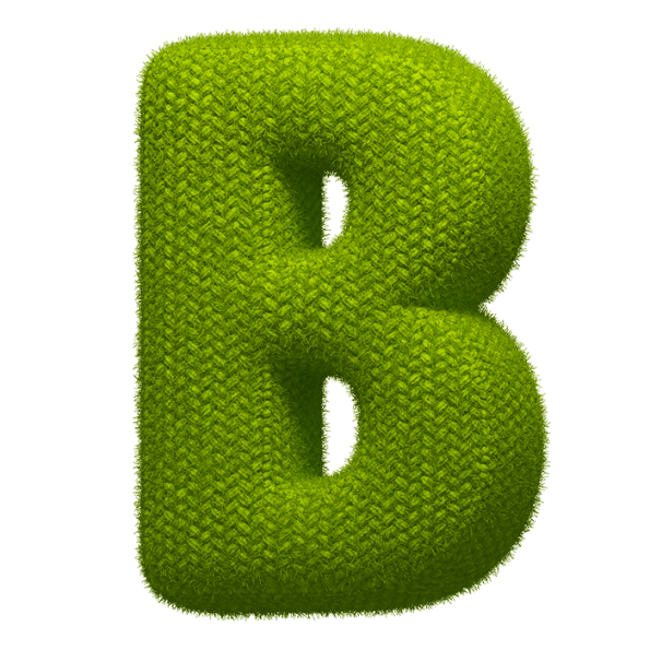 Green Knit Font, Cozy Typeface From Knitted Typography Collection