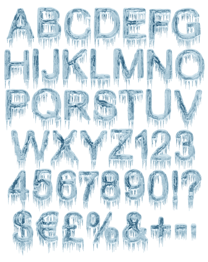 Ice Age Font - Frozen OpenType Typeface | Handmadefont.com