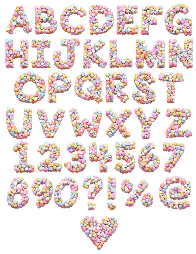 Meringue Font, Yummy Typeface For Food Design