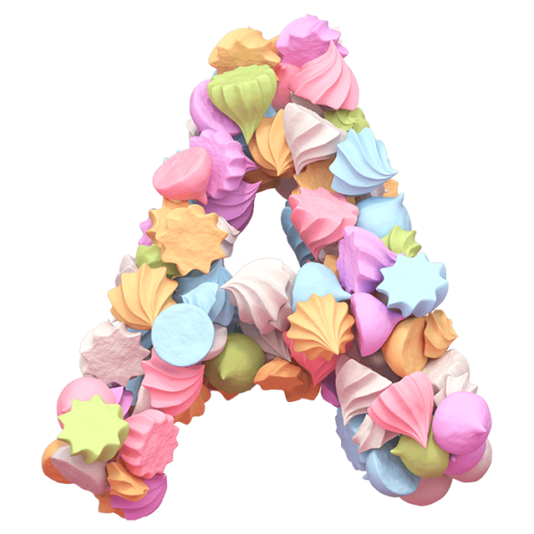 Meringue Font, Yummy Typeface For Food Design