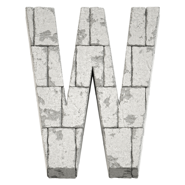 Concrete Wall alphabet - Handmadefont