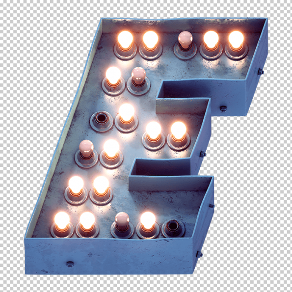 Lamp light alphabet - Handmadefont