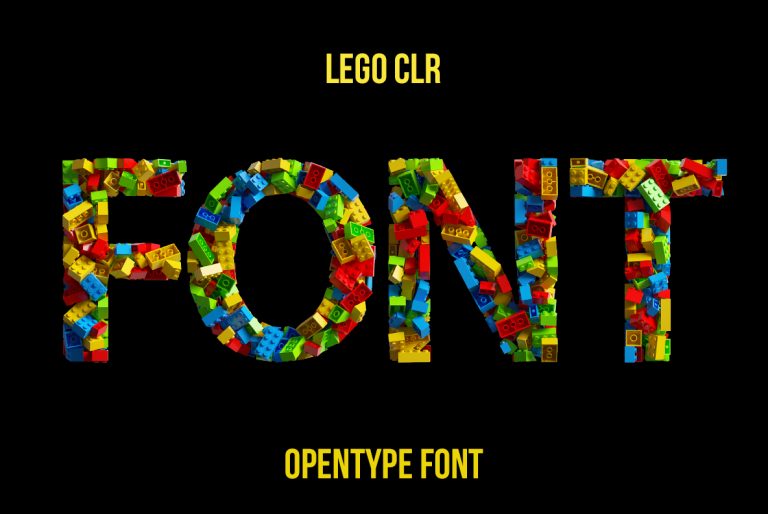 Lego Font - Fun OpenType Typeface | Handmadefont.com