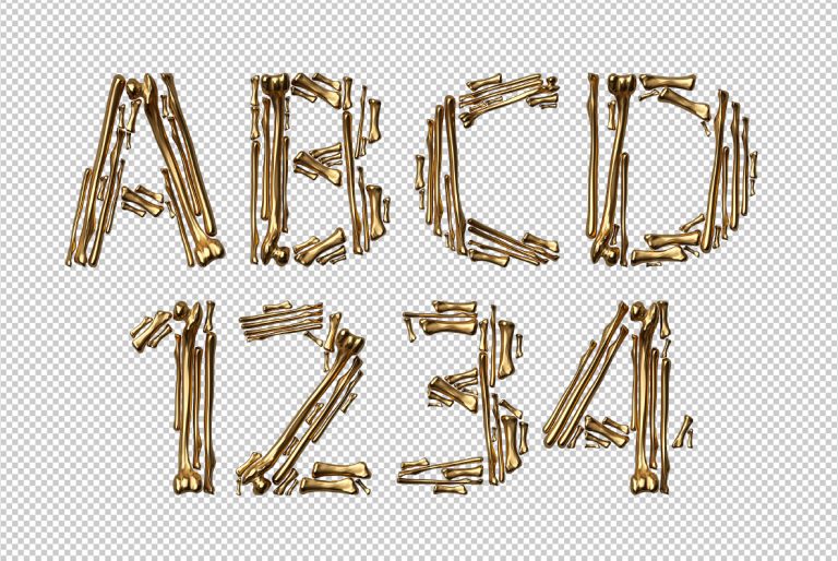 Golden Bones Font - Deadly OpenType Typeface | Handmadefont.com