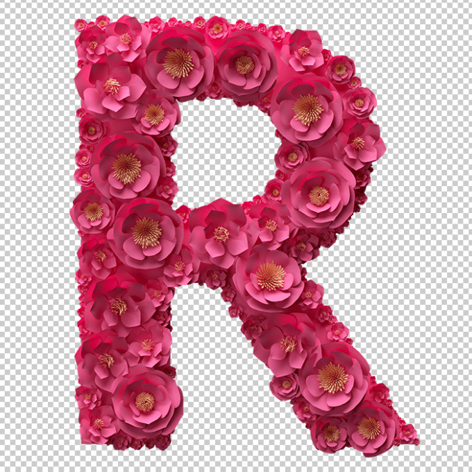 Red Paper Flowers font - Handmadefont