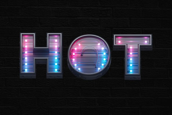 Neon UV Light Font - PNG set | handmadefont.com