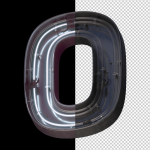 Neon Light Font - PNG letter set | Handmadefont.com