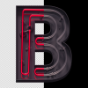 Neon Light Font - PNG letter set | Handmadefont.com