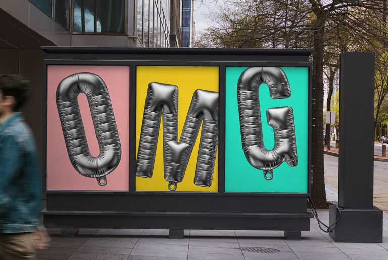 Balloons Font - Playful OpenType Alphabet | Handmadefont.com