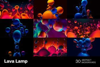 Lava Lamp illustrations - Collection of backgrounds | Handmadefont.com